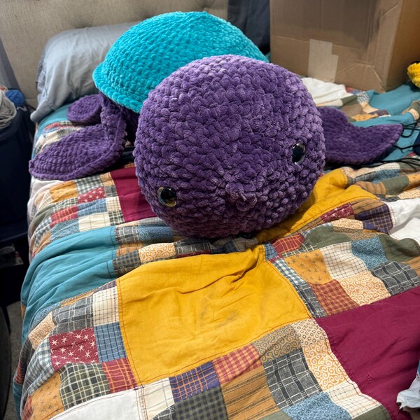 Crochet Jumbo Turtle human Size Pattern PDF Download Extra Large ...