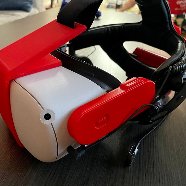 Oculus Quest 1 and Quest 2 Faceplate Head Strap Mount - Includes a 6 ...