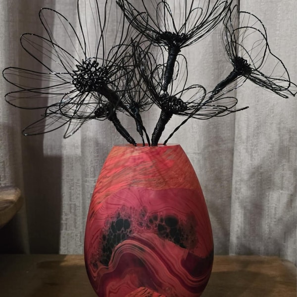 Wire Bouquet. Wire Flowers. Wire Flowers - Etsy