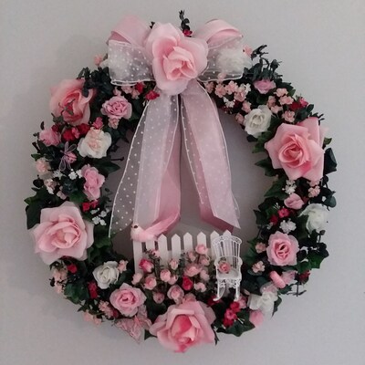 Magical Candyman Bubble Gum Style Christmas Wreath Handmade - Etsy