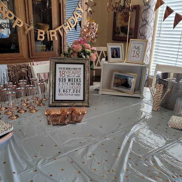 18th Birthday Signs Bundle, Cheers to 18 Years, Hello 18, Happy 18th ...
