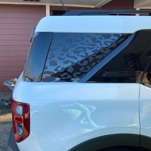 Leopard Cheetah Print Spots Rear Side Window Decals for 2021 Ford ...