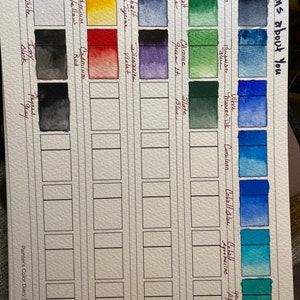 Handmade Watercolor Cobalt Blue Primary Blue for - Etsy