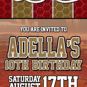 Dodgers Inspired Digital Party Invitation, Birthday, Thank You Card ...