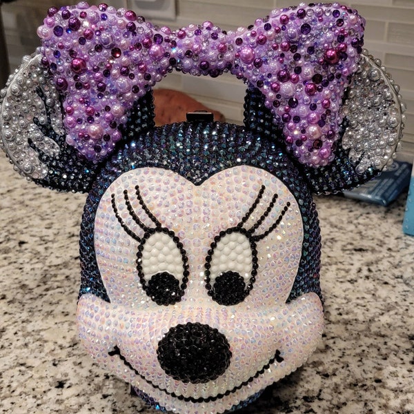 Disney Inspired Mickey Minnie Large Bling Patch - Etsy