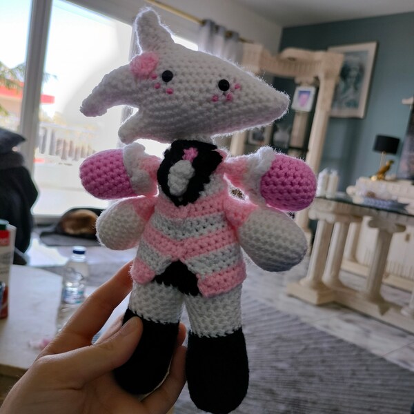 Angel Dust, Hazbin Hotel Crochet Pattern (advanced Amigurumi) - Etsy