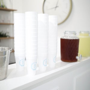 Personalized Soft Plastic Cups 16 Oz Monogrammed Custom - Etsy