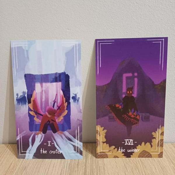 Death Cards - Secret Life Prints - Etsy