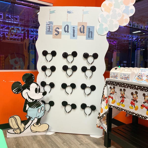 Printable Pastel Mickey Balloons, Disneyland Baby Shower Stand up Prop ...