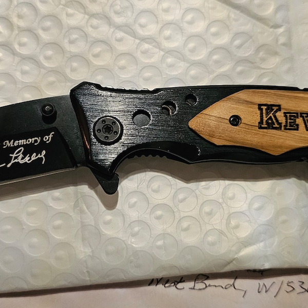 Engraved Knife, Stainless Steel Box Cutter , Box Cutter, Personalized ...