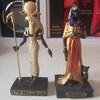 Vintage Isis Mini Statue - Small Hand-painted Ancient Egyptian Goddess ...