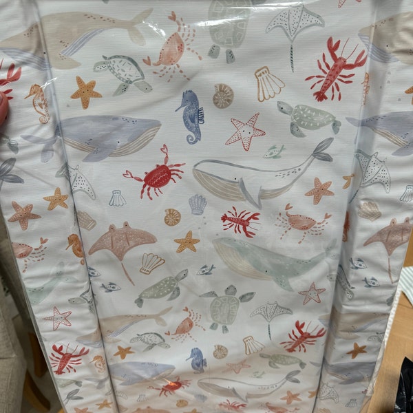 Rainbow Baby Changing Mat // Flat Changing Pad // Baby Girl Changing ...