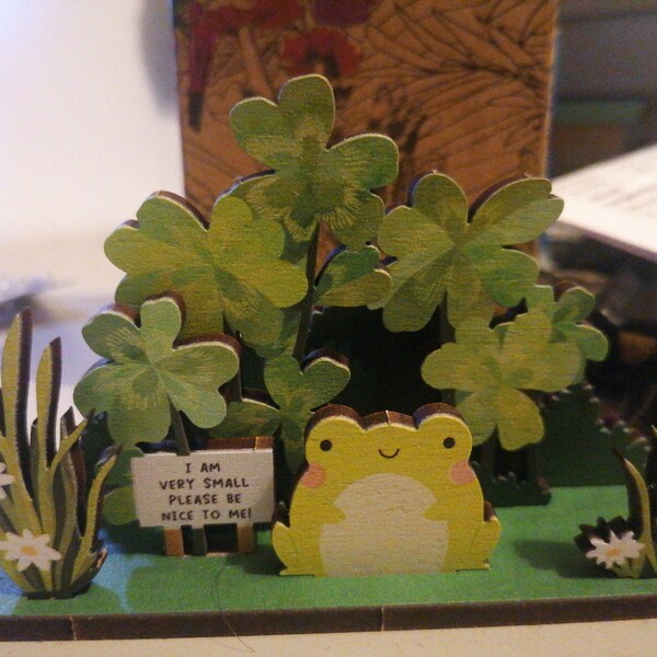 Please Be Nice to Me, I'm Very Small Frog Desk Companion- Cute Coworker ...