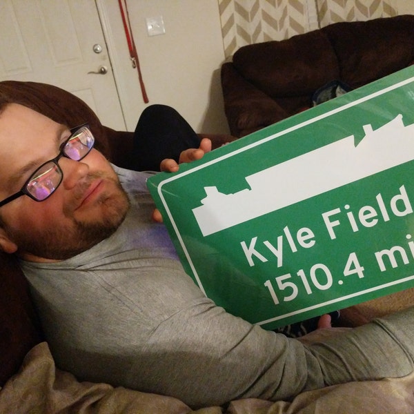 Custom Stadium Road Sign - Pick Your Team and Customize the Distance ...