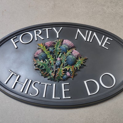 Stunning House Name / Number Sign Weather Resistant - Etsy UK