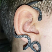 SINGLE Snake Earring,snake Earring, Gothic Earring, Gothic Jewelry ...