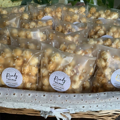 Fill Your Own Popcorn Favours // Baby Shower Favours // Ready to Pop ...