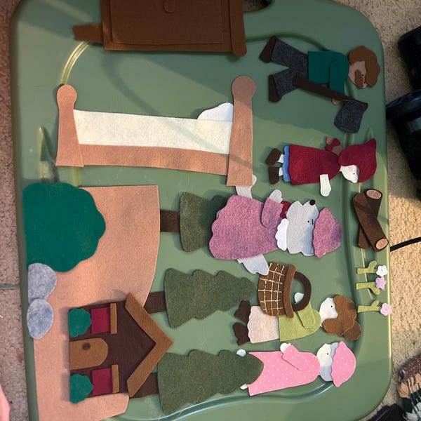 Turkey Wore His Rainbow Feathers Felt Board Story Felt Turkey ...