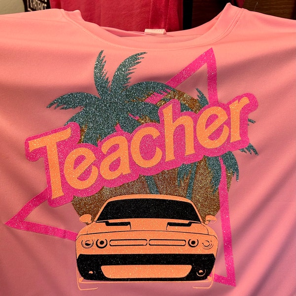 Girly Pink -teacher - SVG, PNG, JPG- Instant Zip File Download- Back to ...