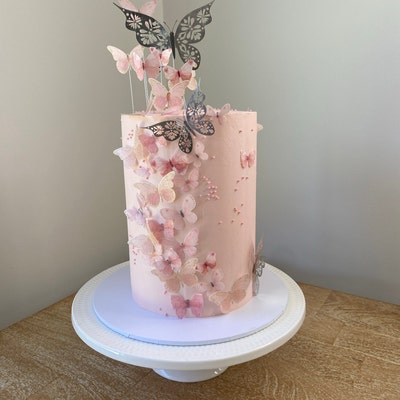 Fern Leaf Greenery Edible Icing Cake Wrap Topper - Etsy