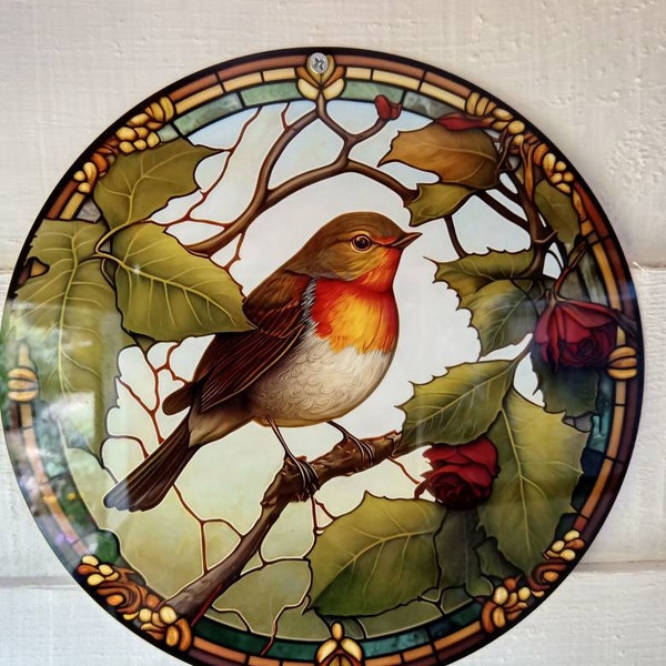 Robin Xmas Wreath Sign, Christmas Robin Sign, Robin Sign, Robin Wreath ...