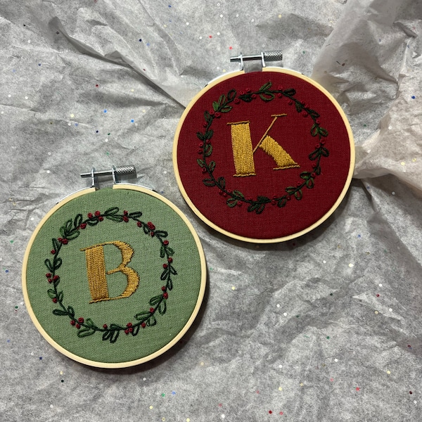Personalized Initial Christmas Ornament | PDF Beginner Friendly ...