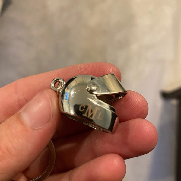 Personalized Monogrammed Motorcycle Helmet Biker Key Chain Men ...