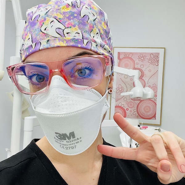 Funny Flytrap Surgical Scrub Hat -personalised Scrub Hats, Scrub Caps ...