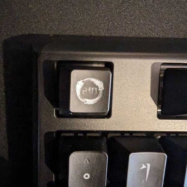 Daedric Font Backlit Keycap Set (top Print Only or Top and Front Side ...