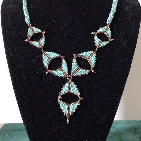 Beading Pattern for the "aurora" Necklace Pa-013 - Etsy