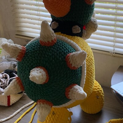 Bowser Crochet Pattern Amigurumi PDF ENGLISH Instructions Only - Etsy UK