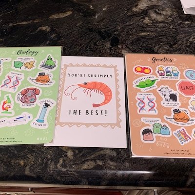 Biology Sticker Sheet Science, Genetics, Pre-med Bullet Journal, Agenda ...
