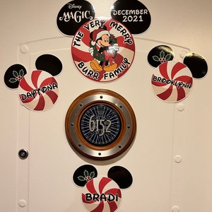 Very Merry Family Christmas Disney Cruise Door Magnet Set - Etsy