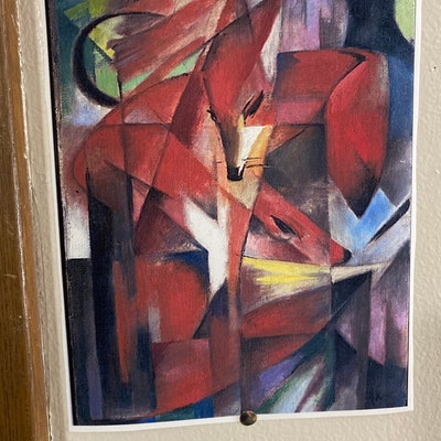 Franz Marc, the Foxes, 1911. Fantasy, Abstract, Animals,woodland ...