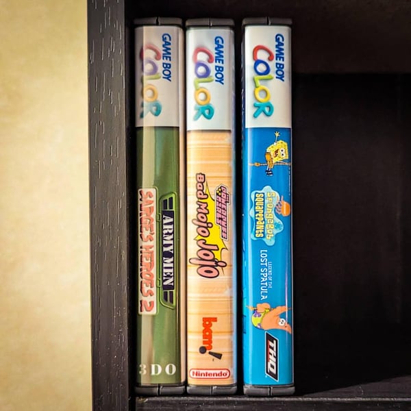 Custom GBC Game Case - Choose Game Case - No Game - No Manual - Gameboy ...