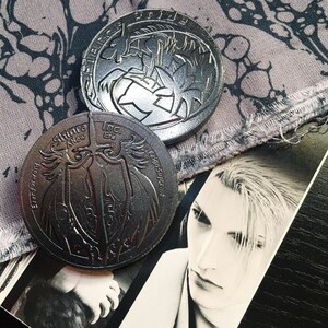 Rufus Shinra Inspired Coin Cosplay Prop Final Fantasy VII Remake - Etsy