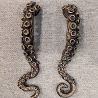 Octopus Door Pull, Nautical Knobs, Kitchen Cabinet Hardware, Kraken ...