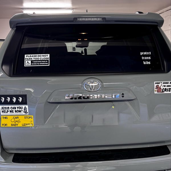 Prince Symbol Bumper and Glass Vinyl Decal - Etsy UK