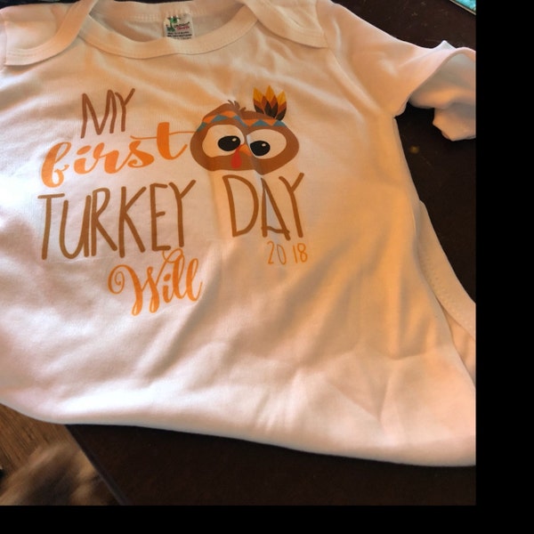 My First Thanksgiving First Thanksgiving Shirt My First Thanksgiving ...