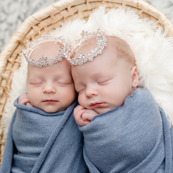 Newborn Crown Photo Prop Baby Girl Crown Tiara Baby Shower Gift ...