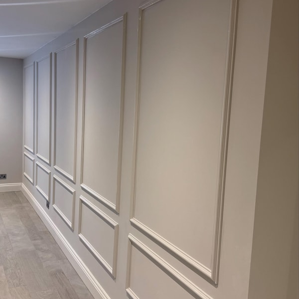 Wall Molding, Wall Trim Design Wall Molding Kit Decorative Panels Pre-cut - Etsy