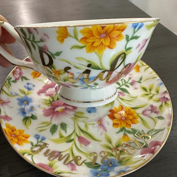Tea Cup | Personalized Tea Cups | Custom Tea Cup | Tea Lover Gift ...