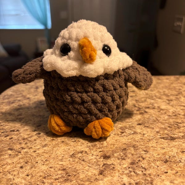 Crochet Eagle Plushie - Etsy