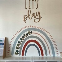 Playroom Sign, Playroom Decor, Let's Play Wall Decor, Nursery Wall ...