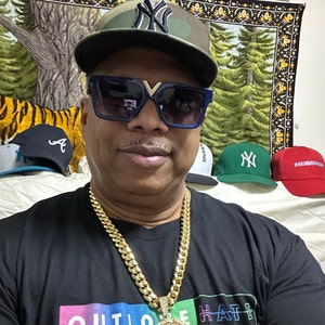 Iced Bling Out Hip Hop Jumbo Large XL Gold/ White Gold Plated - Etsy