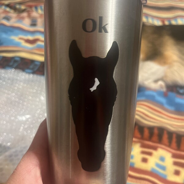 Custom Leather Tooled Western Farm Ranch Cattle Brand License Plate for ...