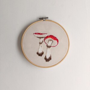 Custom Fungi/mushroom Embroidery and Home Decor - Etsy
