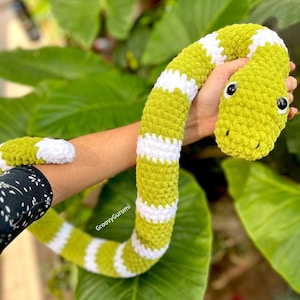 NO SEW Snake Crochet Amigurumi Pattern, Serpent, Rattle Snake, Adder ...