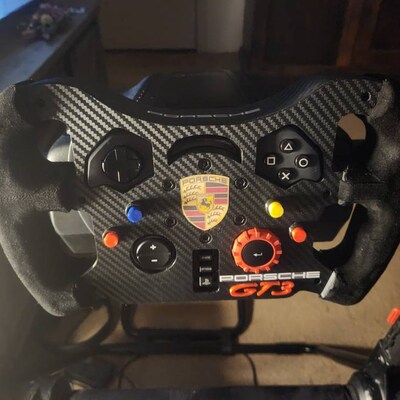 Logitech G29 G923 Mercedes F1 Steering Wheel Mod Addon With LED RPM ...