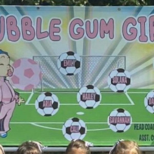 Soccer Banner! Custom Soccer Team Banners! Full Color Including Graphic ...